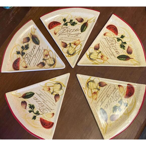 Other | Stokes Toscana Pizza Slice Plates Set F 5 | Poshmark